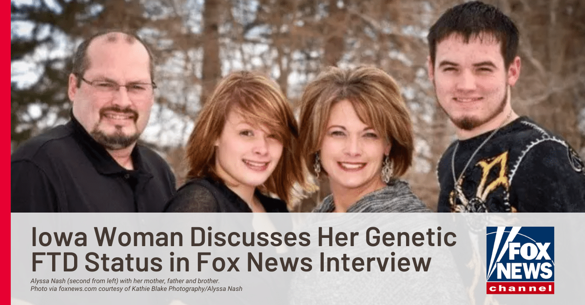 Iowa Woman Discusses Her Genetic FTD Status in Fox News Interview | AFTD