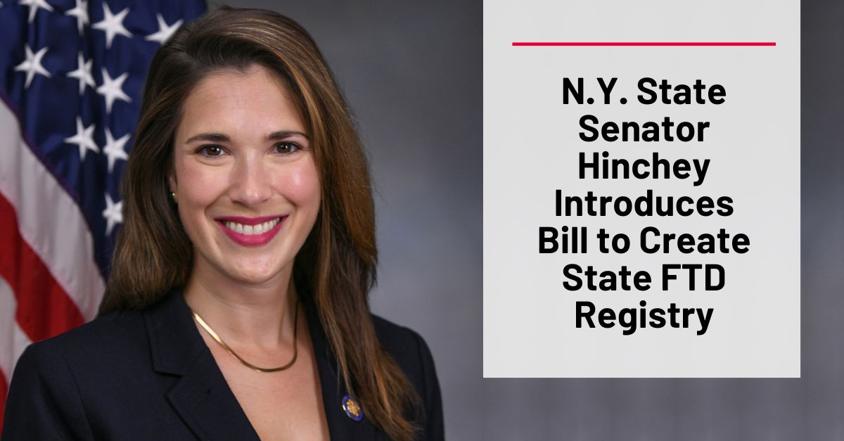 N.Y. State Senator Michelle Hinchey Introduces Bill to Create State FTD ...