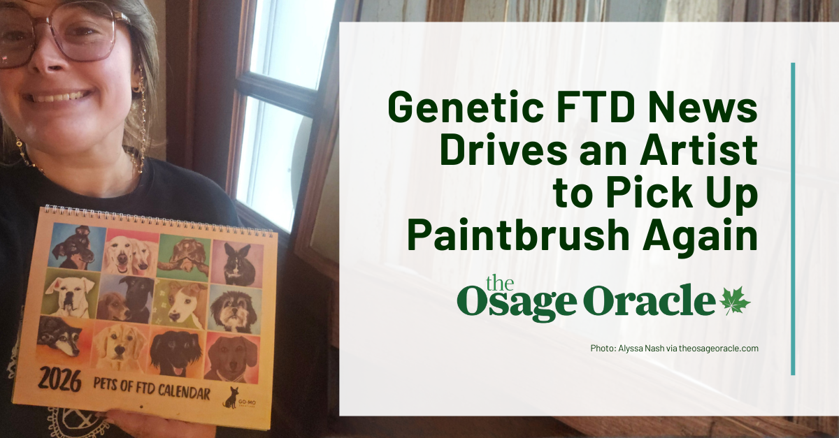 Genetic FTD News Drives an Artist to Pick Up Paintbrush Again | AFTD